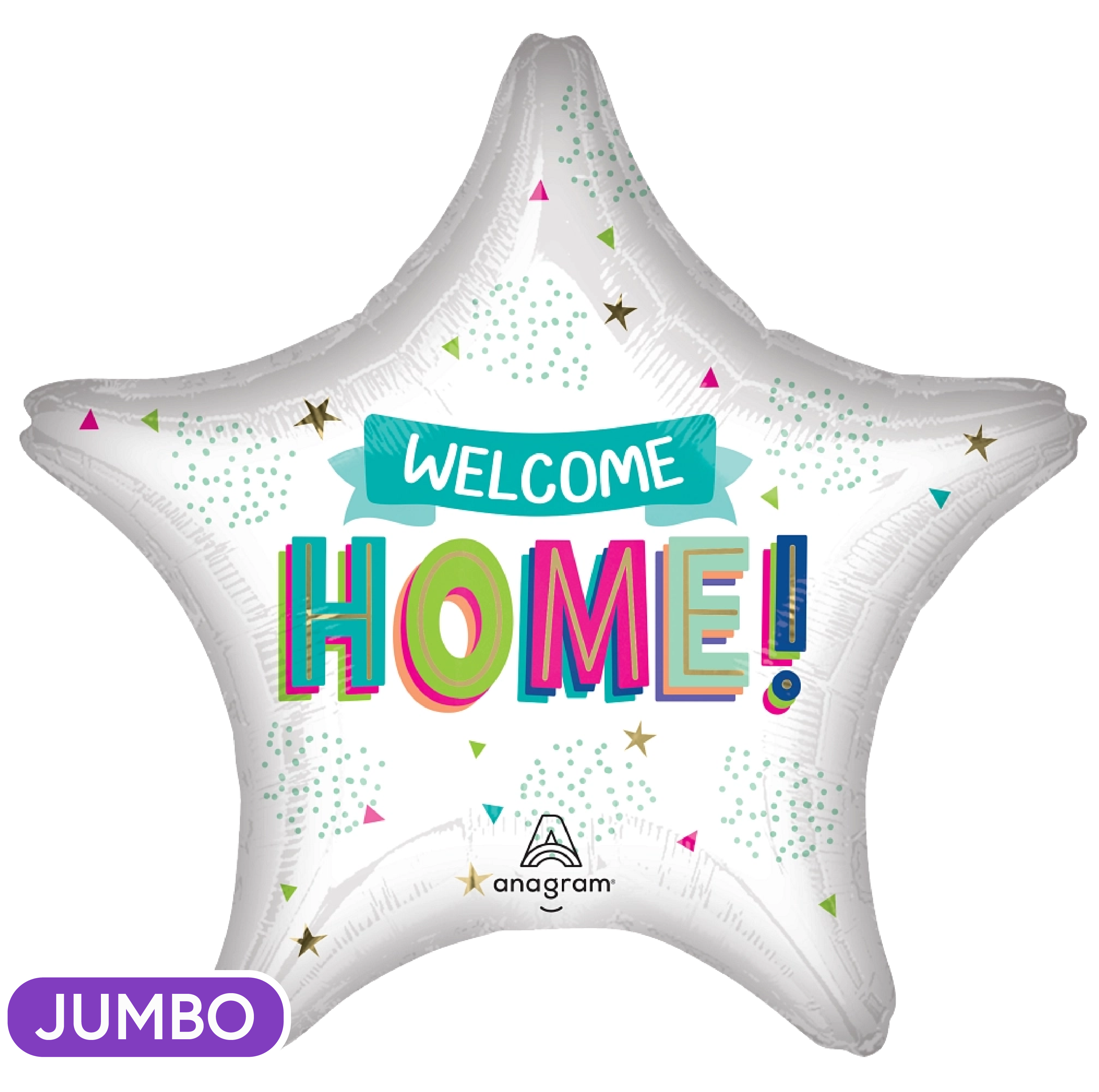 Welcome Home Star Supershape Mylar – Party Hardy Stores
